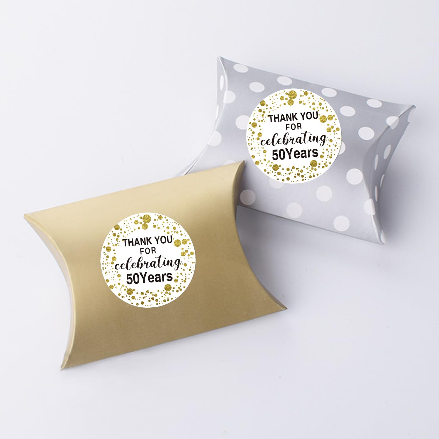 50th Birthday Round Labels 50th Birthday Stickers Silver And Black