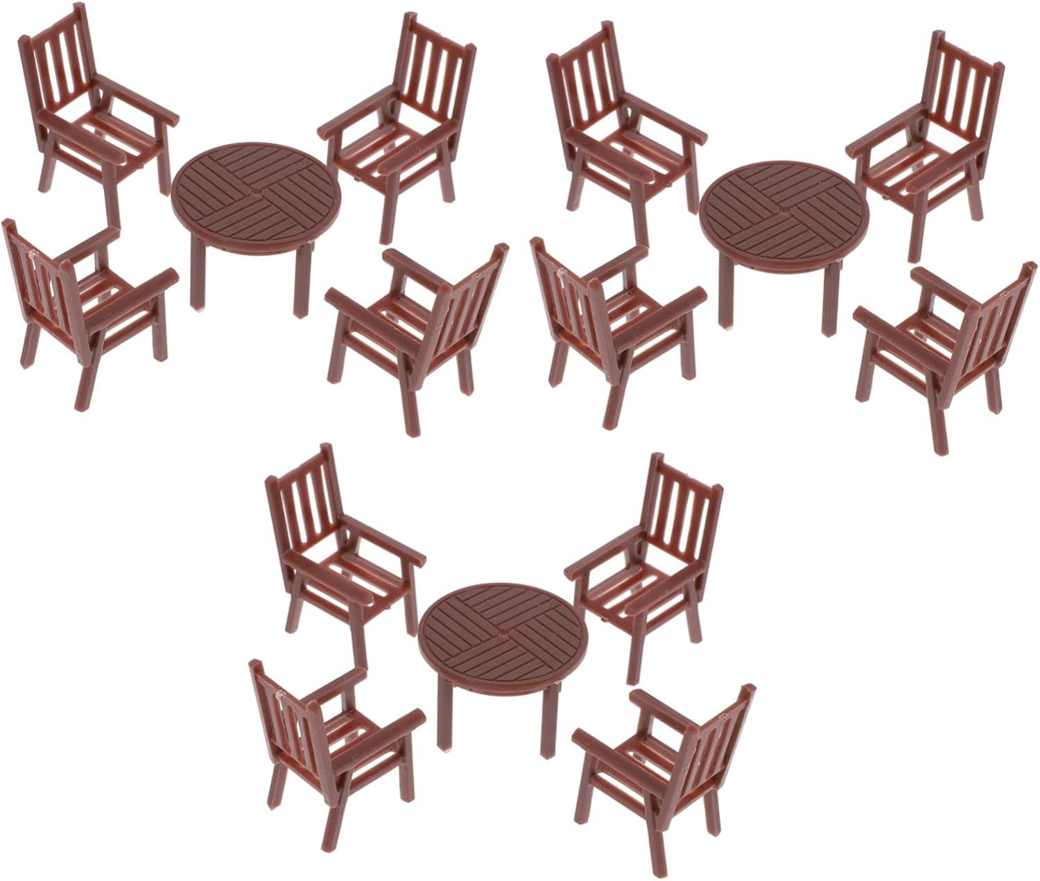Amazon.com: Toyvian 3 Sets Mini Table and Chairs Dinning Table Set Kids ...