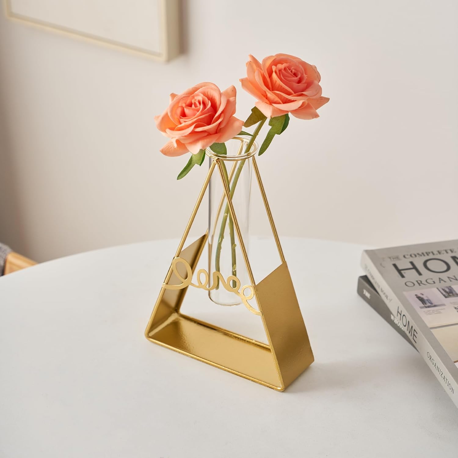 Amazon.com: Flower Vase Modern Home Decor Clear Vases Glass Tubes with ...