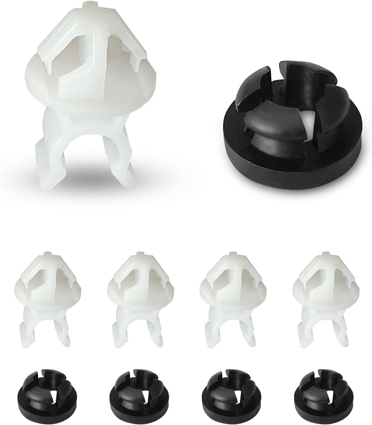 Amazon.com: 10 PCS Hood Prop Rod Holder Clip & Grommet & Car Hood Rod ...