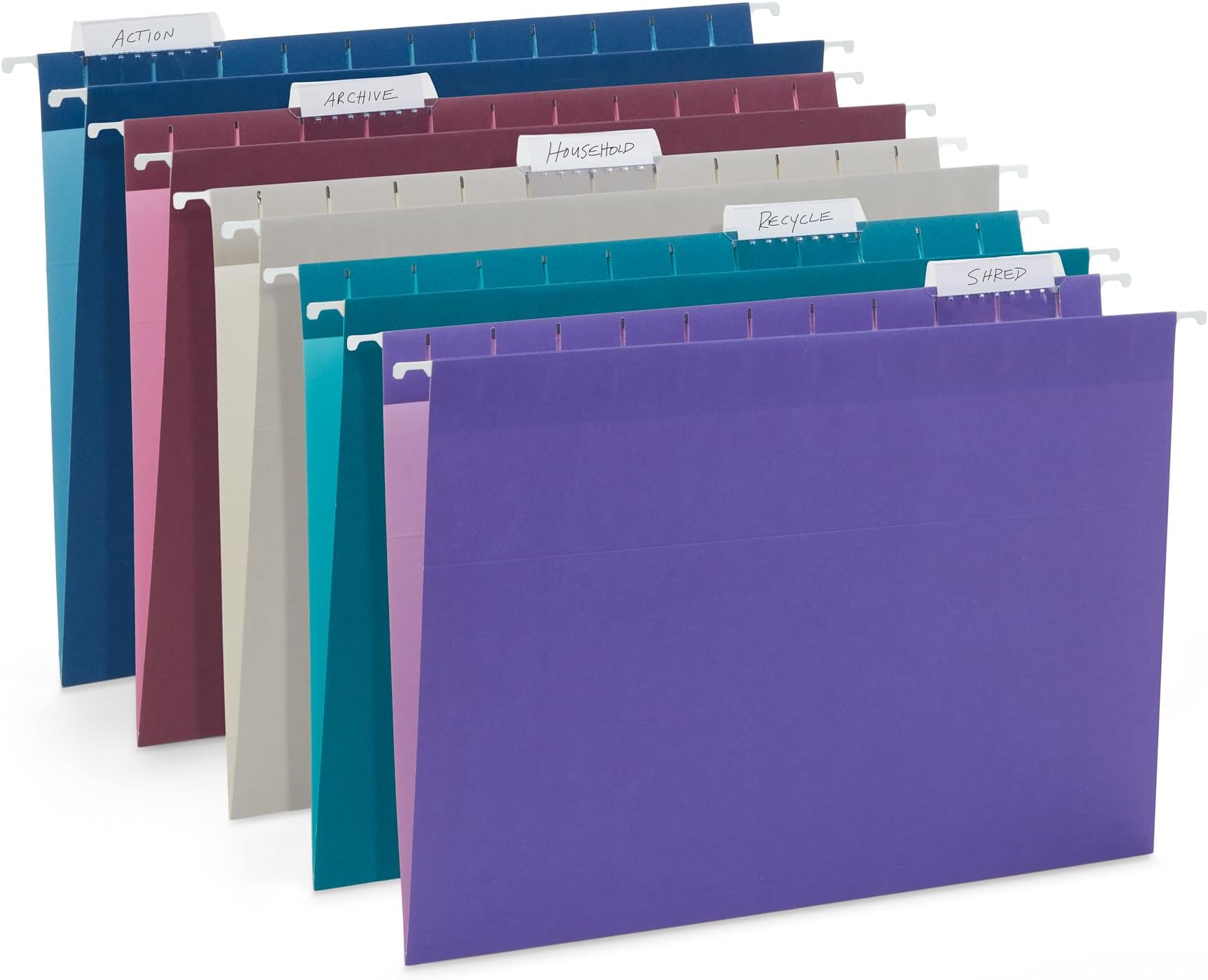 Amazon.com : Smead Hanging File Folder, 1/5-Cut Adjustable Tab, Letter ...