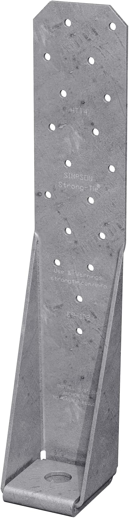 Amazon.com: Simpson Strong-Tie HTT4 HTT 12-3/8-in. Heavy Tension Tie ...