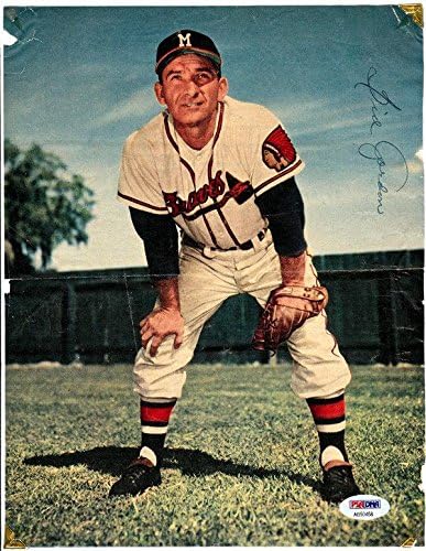 Sid Gordon Autographed Signed 8.5x11 Magazine Page Photo Braves - PSA ...