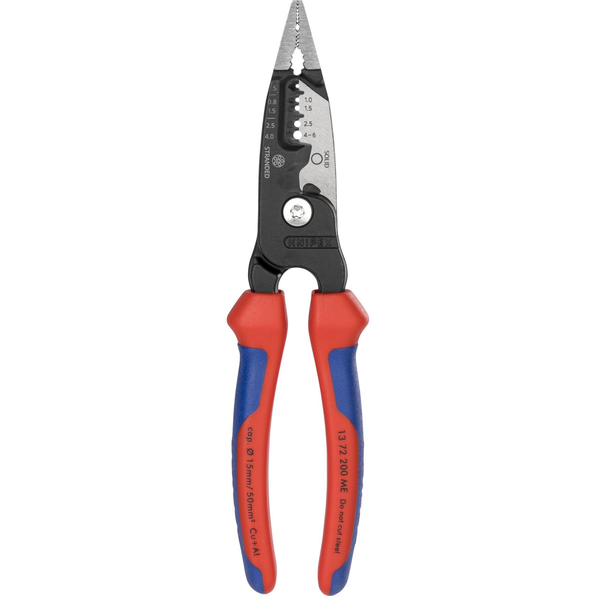 Knipex 13 72 200 ME WireStripper Metric Electrician's Wire Plier with ...