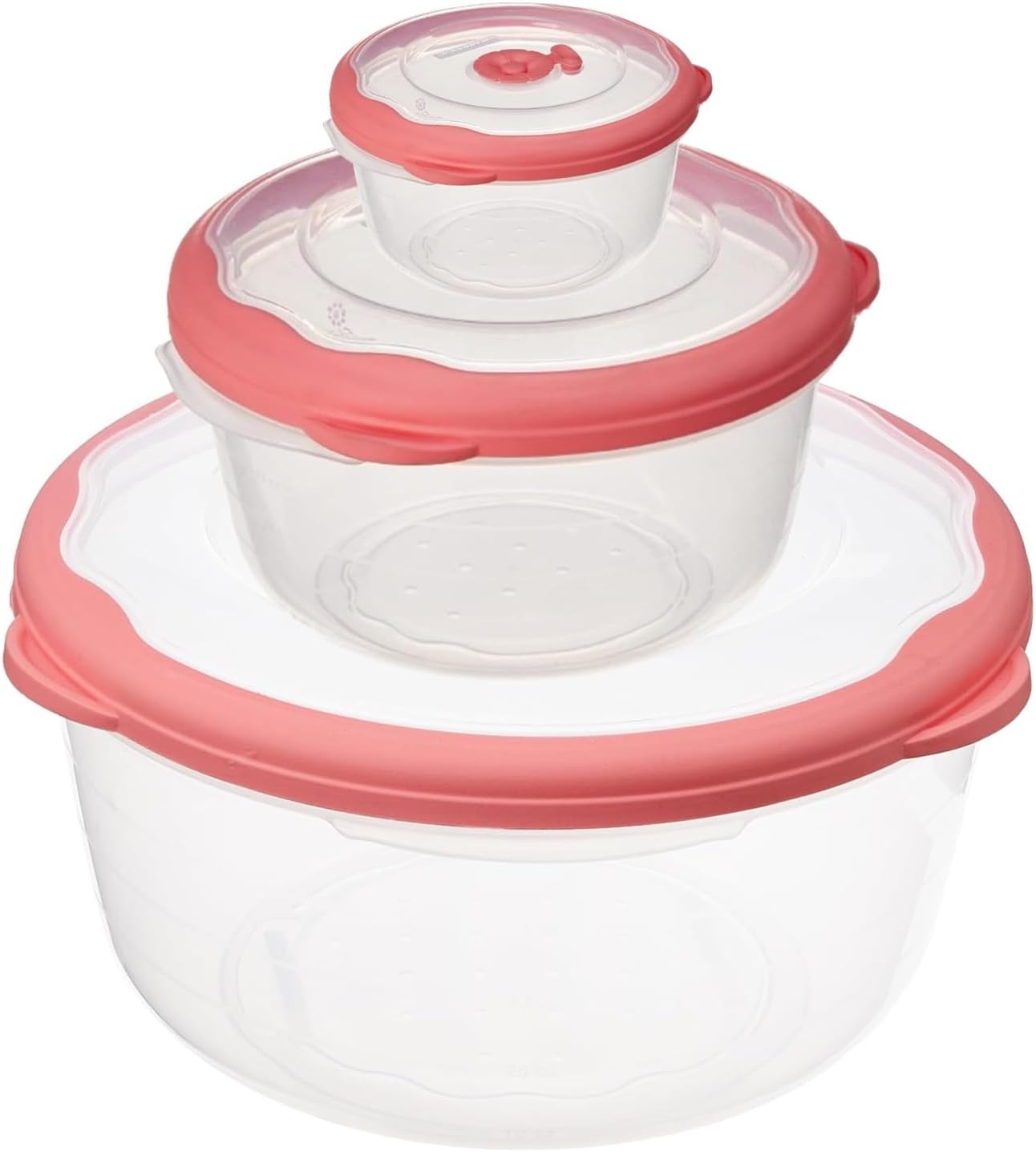 Amazon.com: Tribello Plastic Freezer Food Storage Container with Lids ...