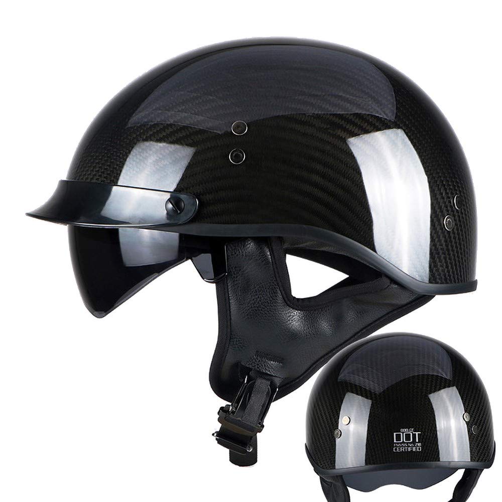 Open Face Helmet Chopper Motorcycle Helmet Scooter Retro Jet Helmet ...