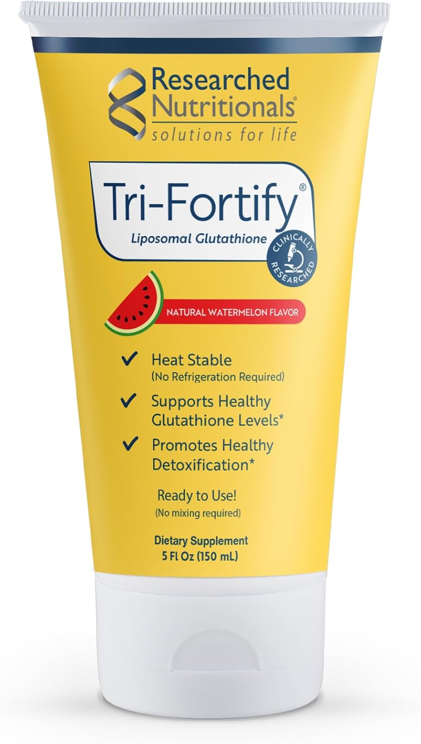 Amazon.com: Researched Nutritionals Liposomal Glutathione (450mg ...