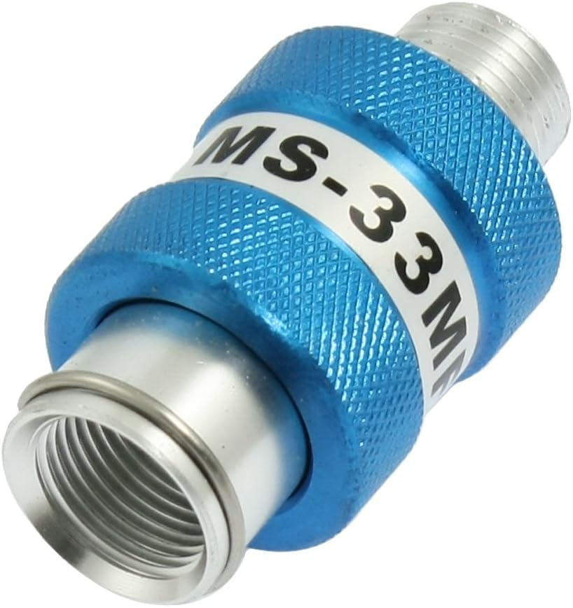 MS-33MF PT 3/8 Male to Female Threaded Hand Slide Valve Blue - Air ...