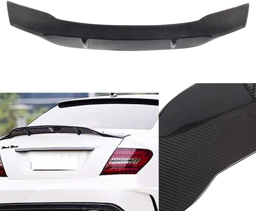 Amazon.com: Carbon Fiber Duckbill Highkick Trunk Spoiler Wing ...