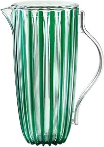 Amazon.com: Guzzini 12380069 Dolcevita Pitcher with Lid Green Bio-Based ...