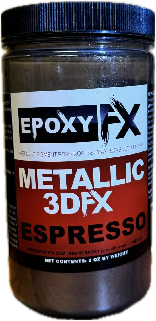 Amazon.com: Epoxy FX - Metallic Epoxy Pigment (8 oz) - Perfect For ...