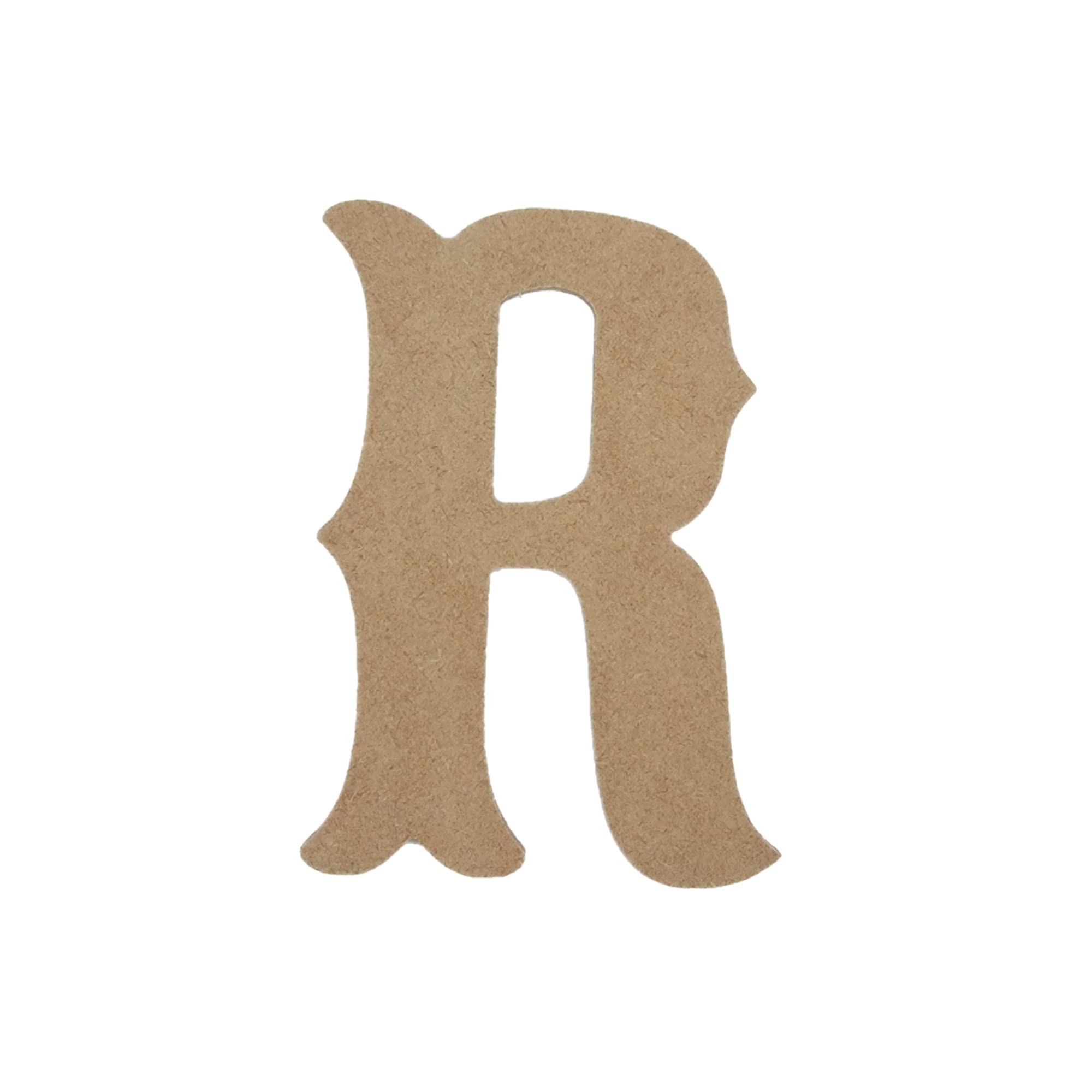 Amazon.com: 12" Wooden Carnival Letter R Unfinished, Circus Font, Craft ...