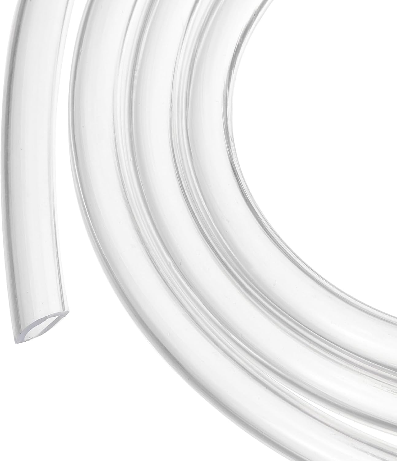 Rebower 5ft 6.4mm x 9.5mm Clear Plastic PVC Tubing Flexible Vinyl Tube ...