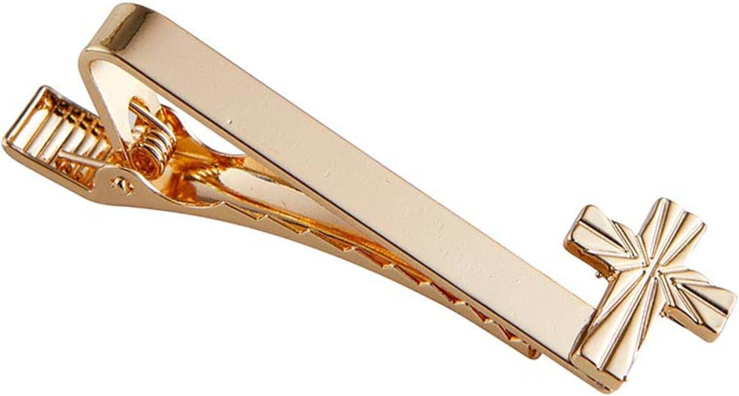Amazon.com: First Communion Tie Clip with Cross, Catholic Accessory for ...