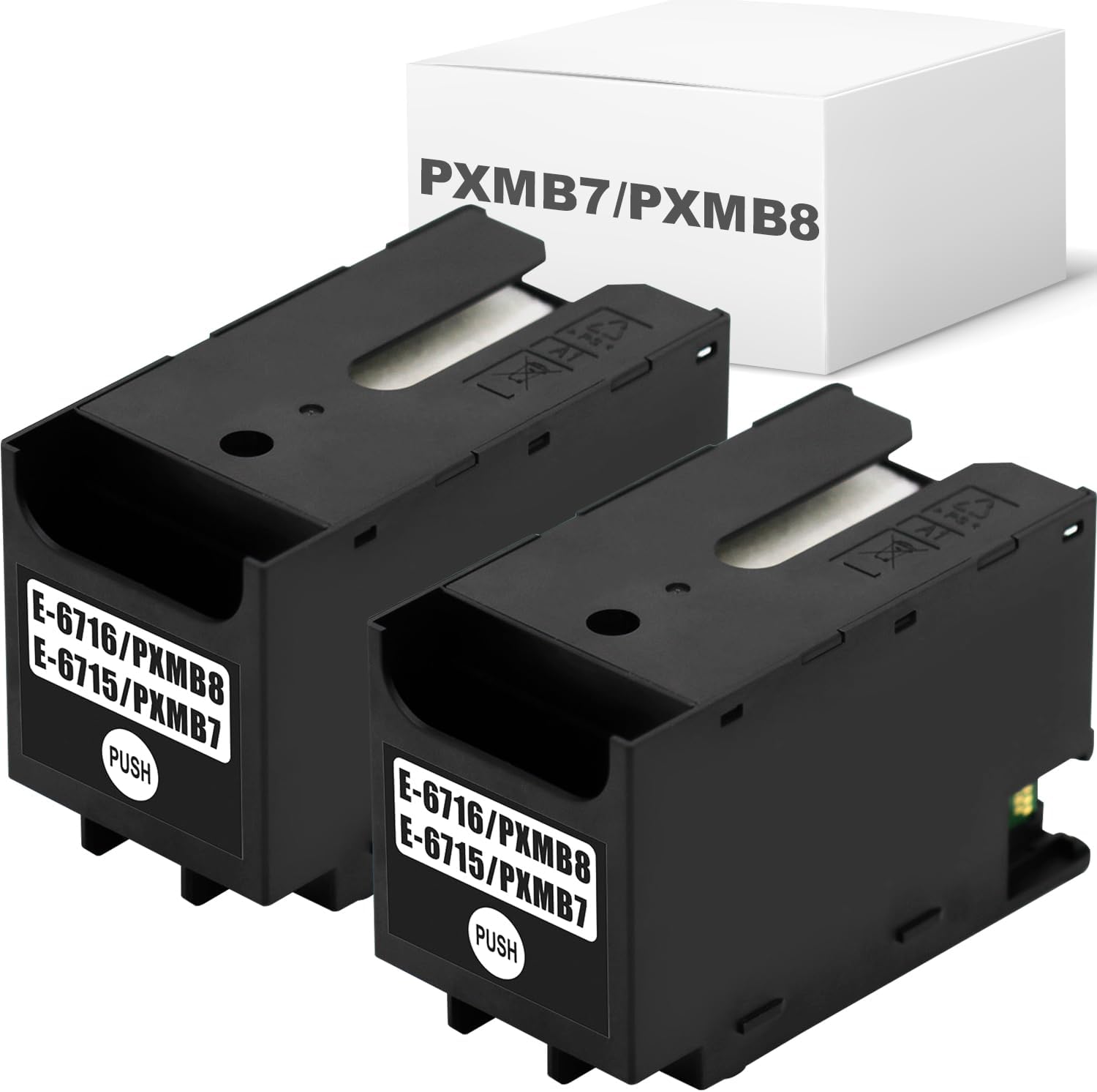 Amazon.co.jp: EPSON エプソン PXMB8 ( PXMB7 共通 ) 最新 互換 メンテナンスボックス 【2個セット ...