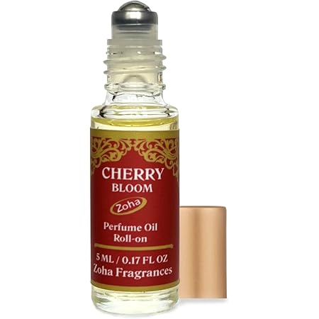 Amazon.com : Zoha|Cherry Bloom Perfume Oil|Alcohol Free Long Lasting ...