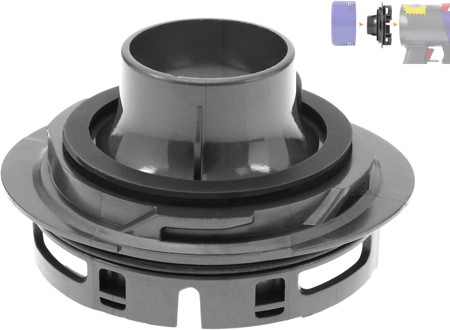 LALOCAPEYO Motor Rear Cover Compatible with V7/V8 Vacuum Cleaner Mini ...