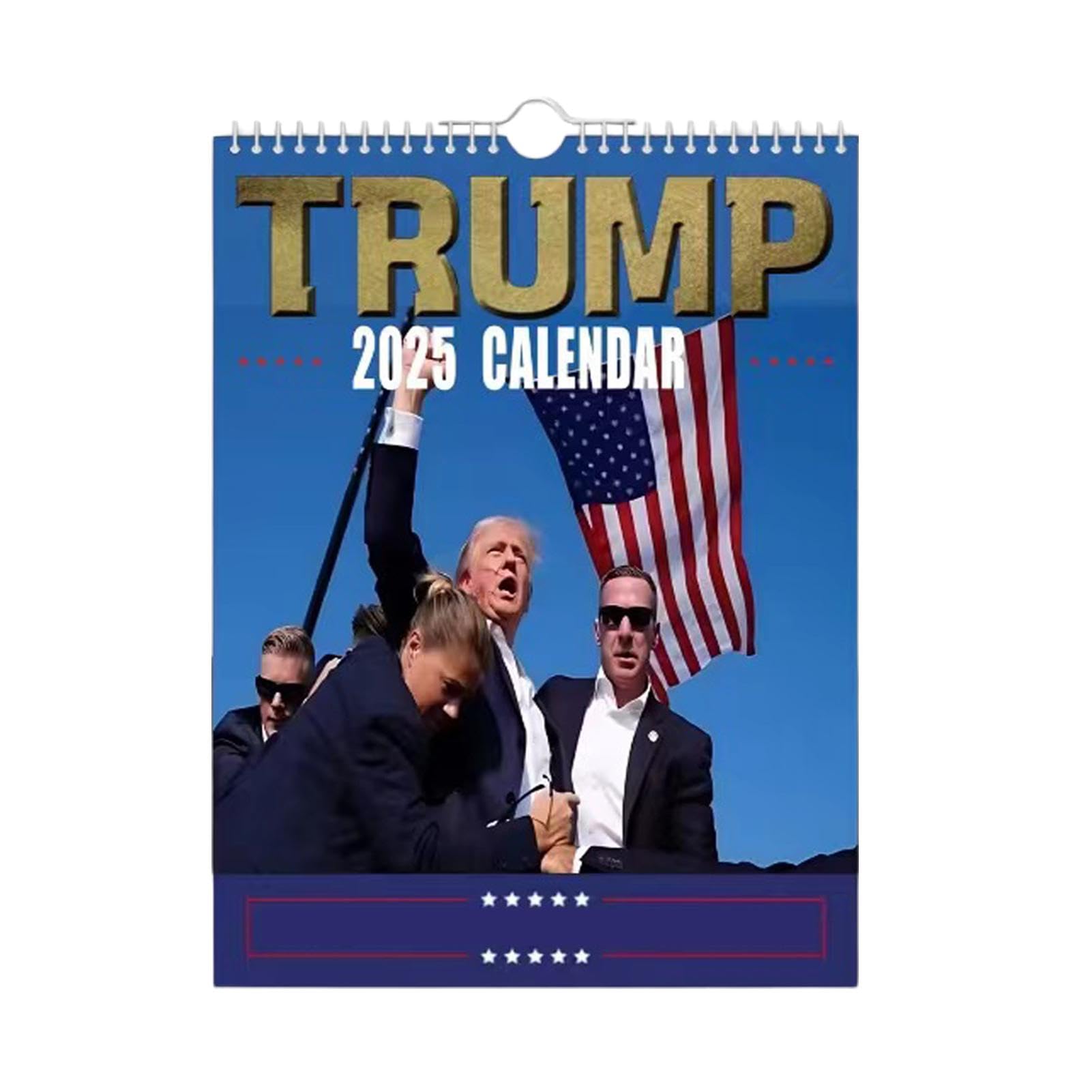 Amazon.com: Trumps Shot Calendar 2025 | Donald J. Trumps Assassination ...