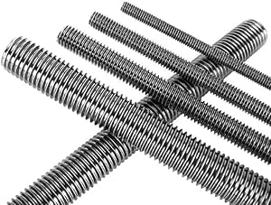 Amazon.com: 1pc Pure Titanium Bolt Threaded Rods Studding M3 M4 M5 M6 ...