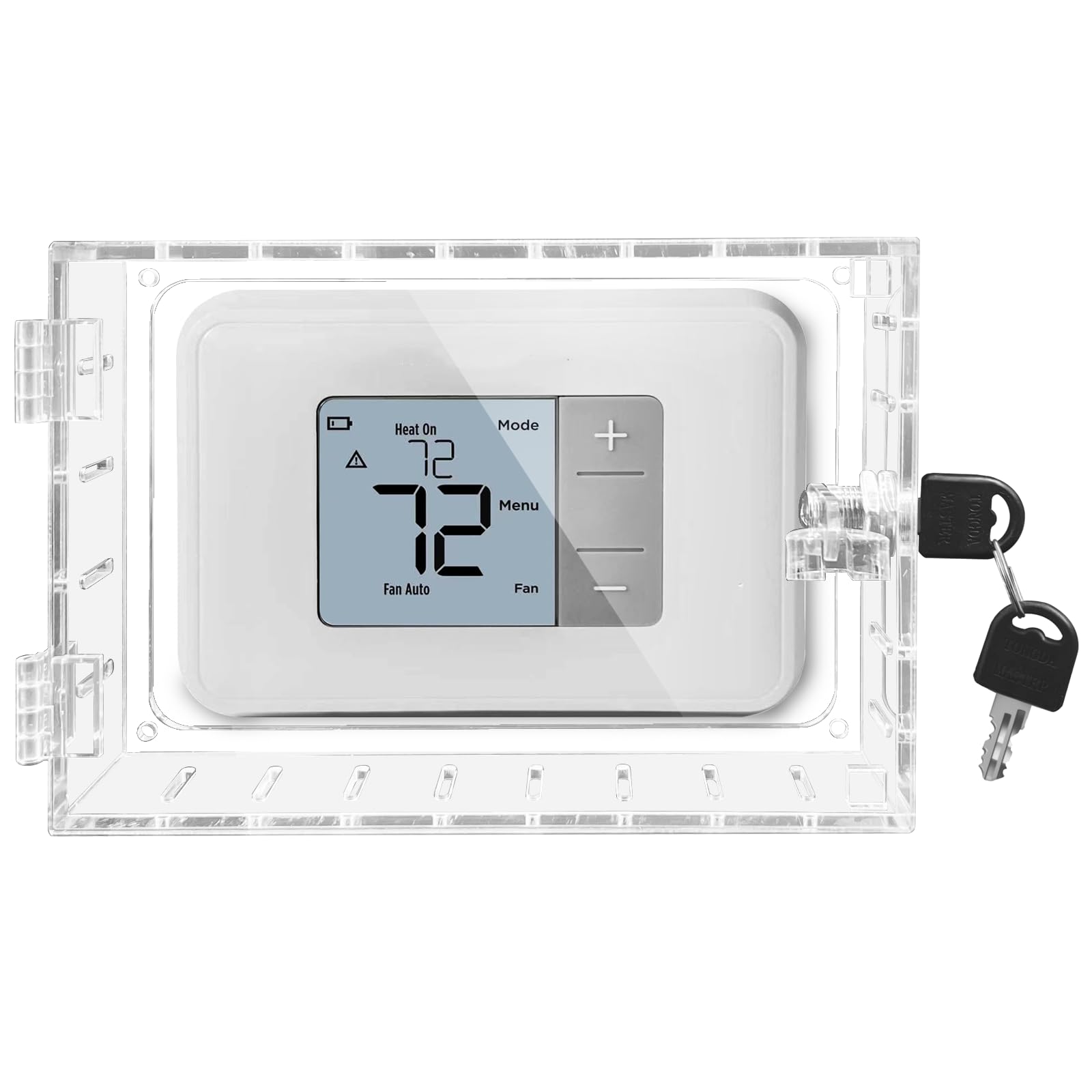 Amazon.com: groword Universal Thermostat Lock Box with Key,Clear Large ...