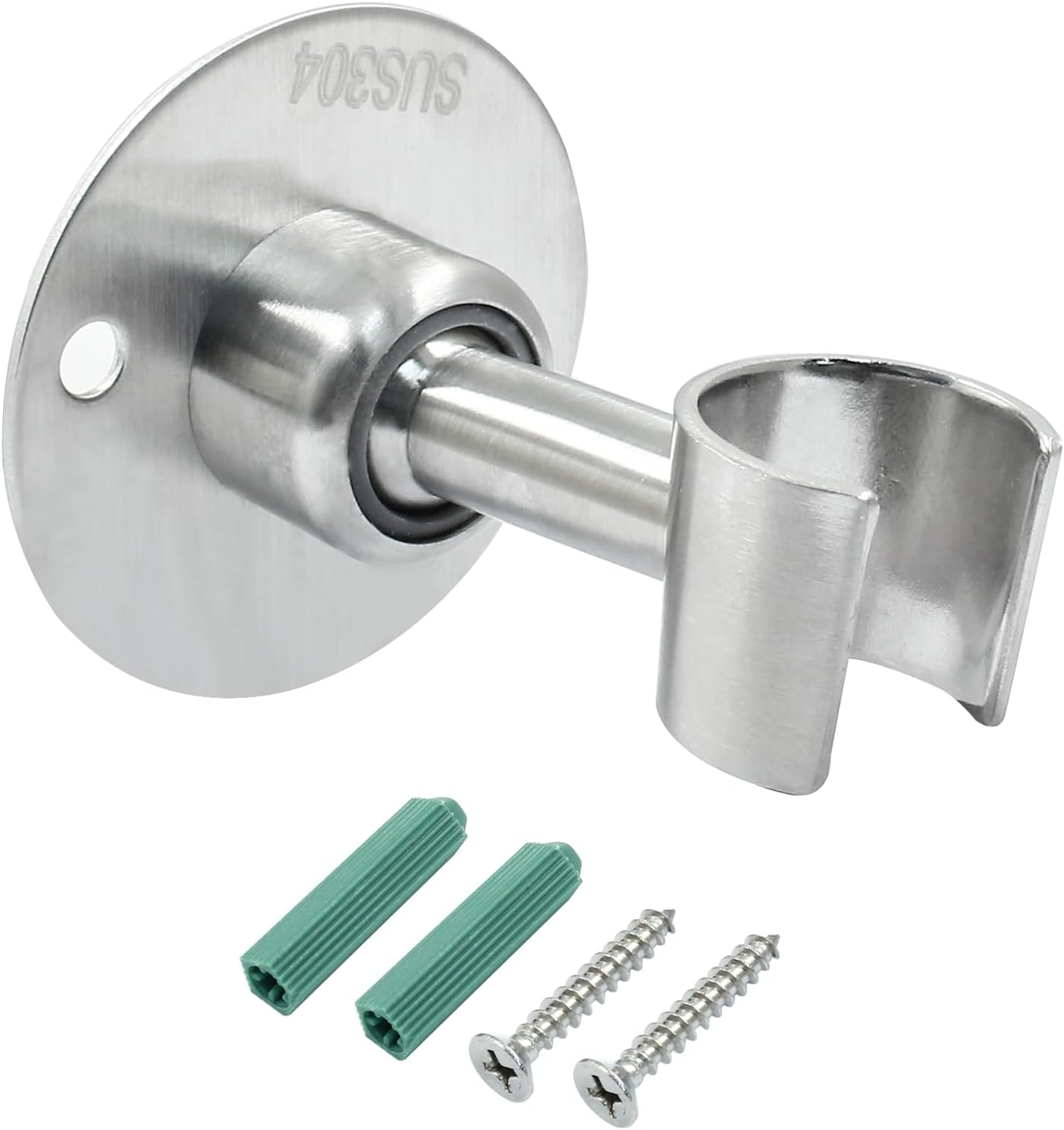 Unlorspy 304 Stainless Steel Shower Head Holder Bracket, 360 ...