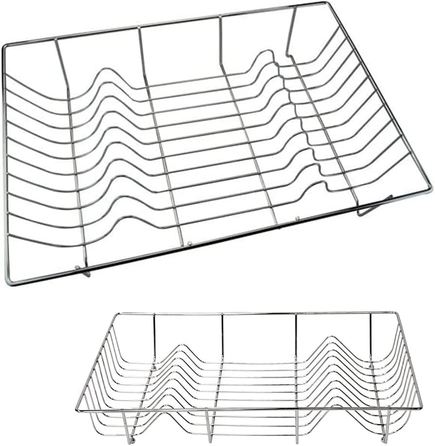 TRENDSETTERS Dish Drying Rack Economy - Heavy Duty Chrome Dish Drainer ...