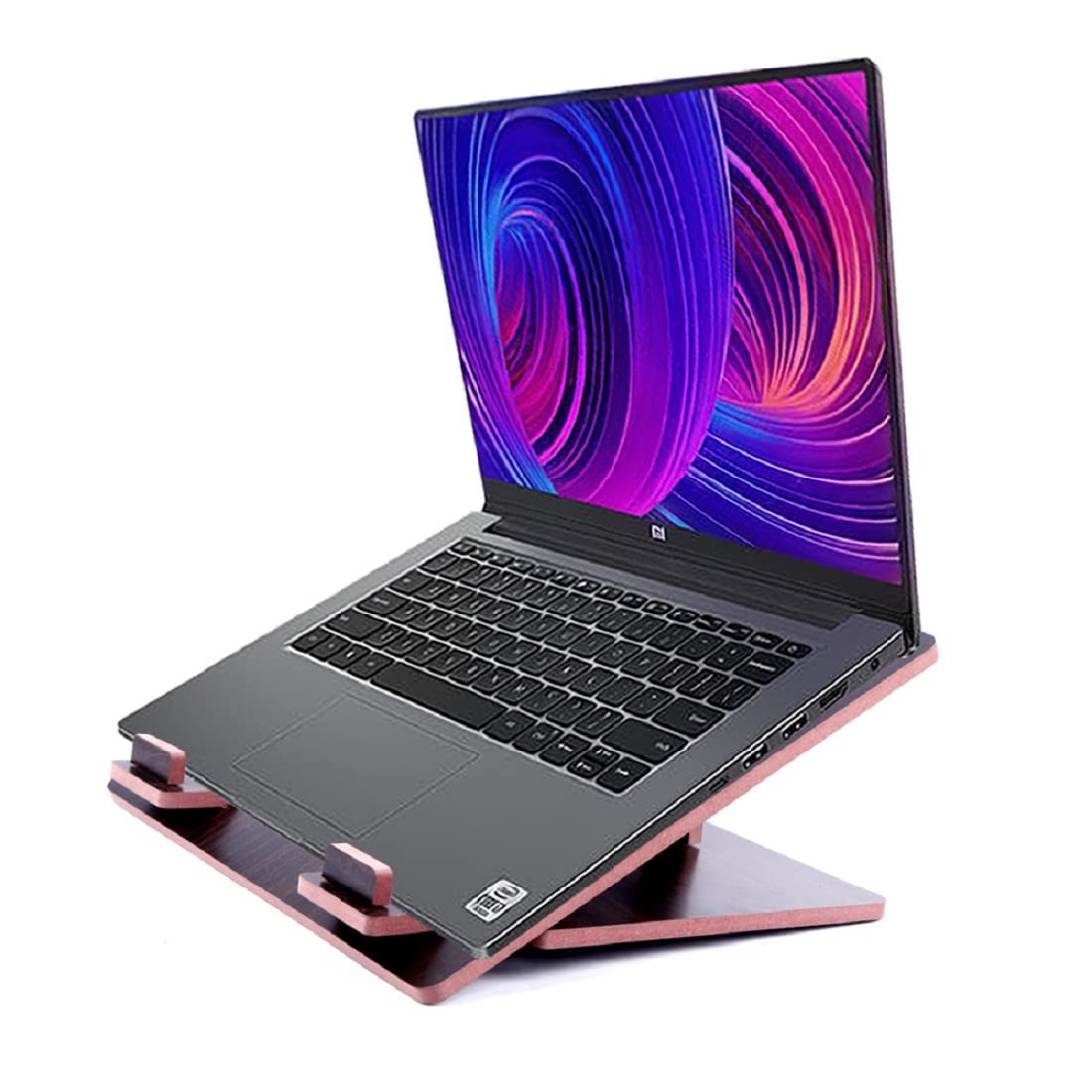 HRN craft studio Attractive Wooden Black Color Laptop Stand | Wooden ...