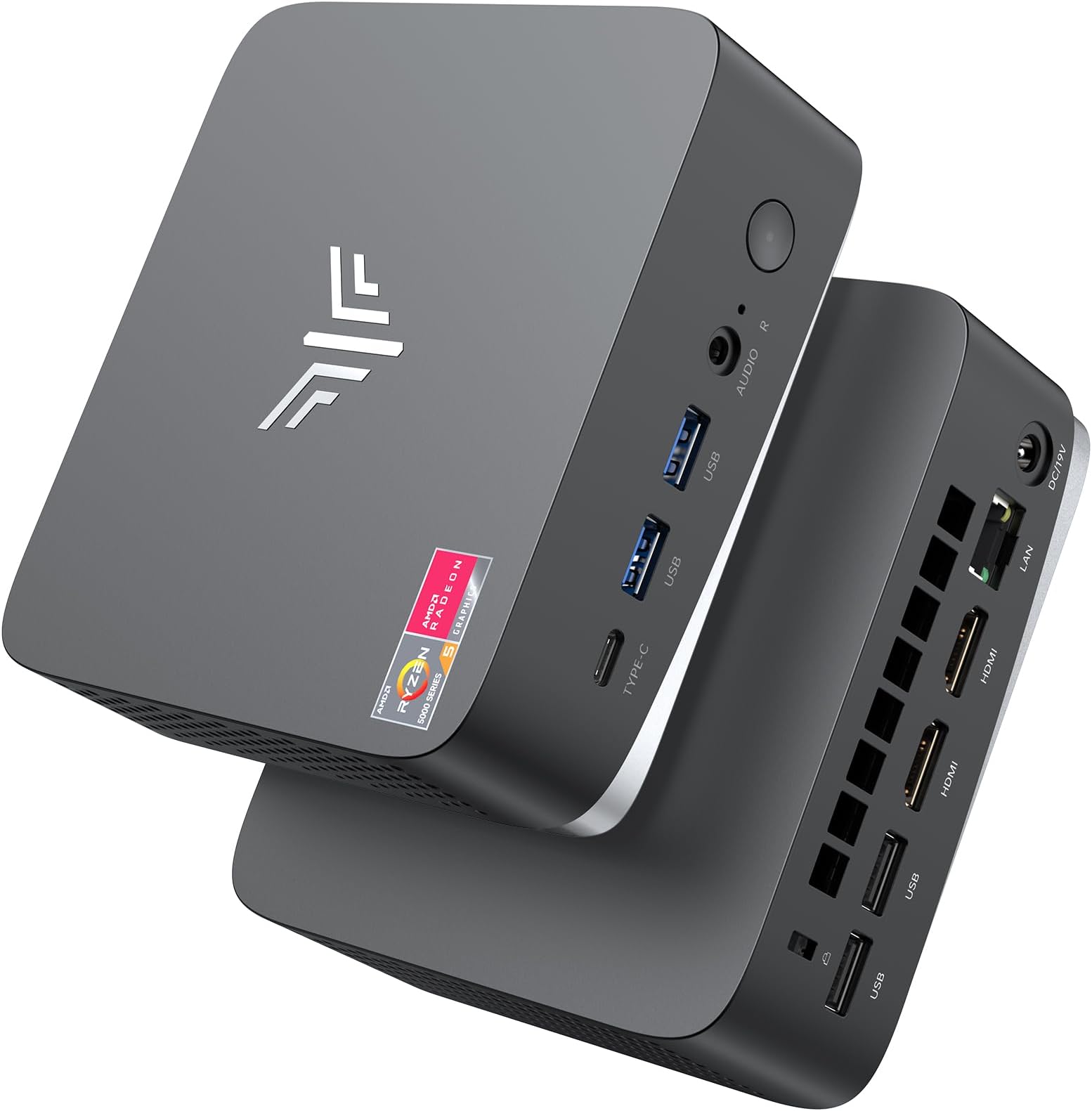 NiPoGi AM16 Mini PC AMD Ryzen 5 PRO 5675U(Beats 5500U/5560U/5600U,6C ...