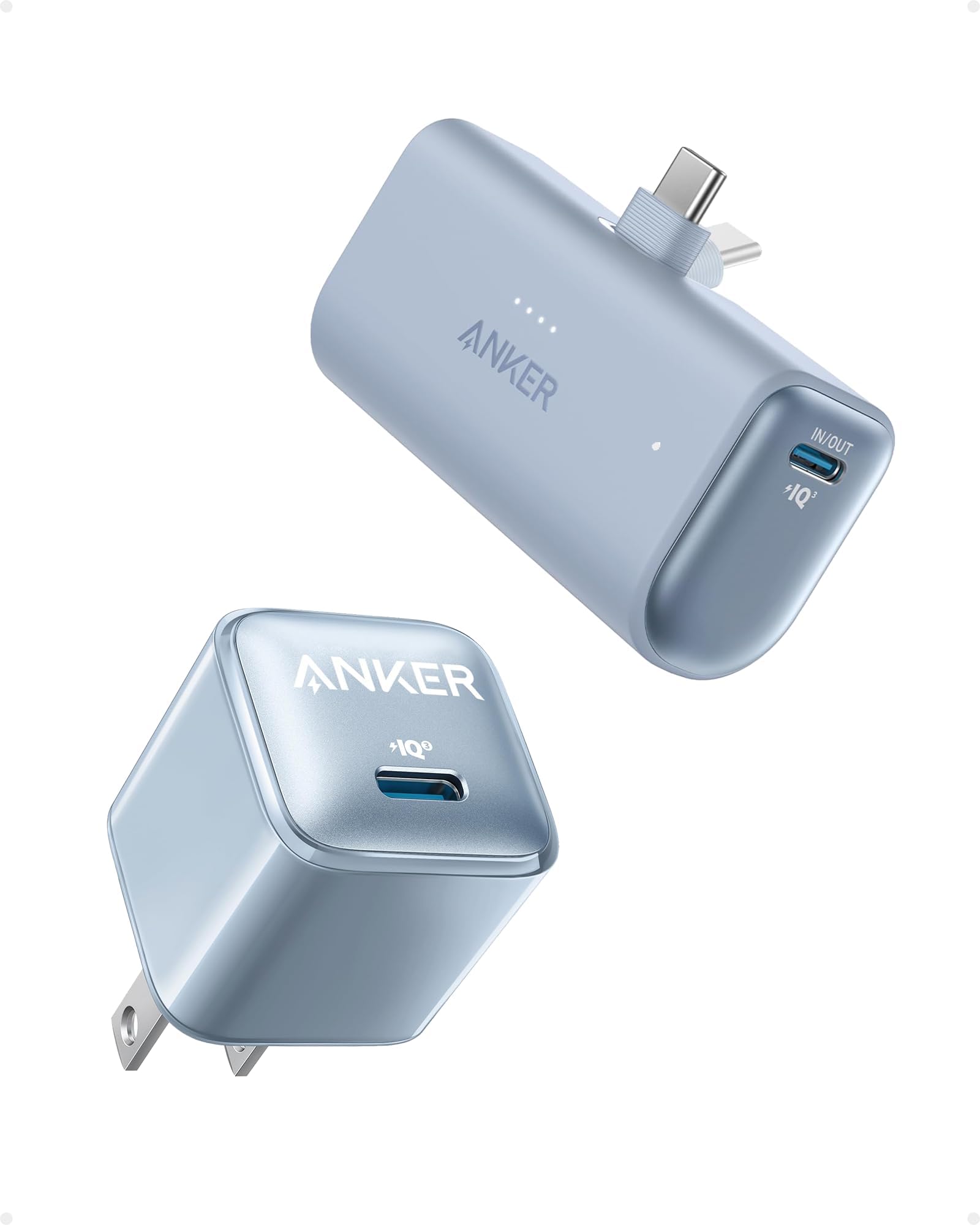 Amazon.com: Anker Nano Power Bank and USB C Charger Block 20W, Anker ...