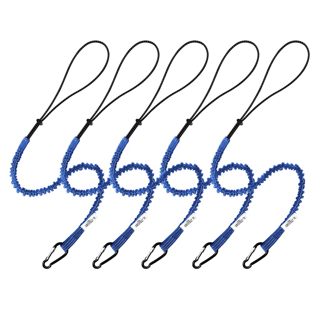 Amazon.com: CYSKY 5 Pack Retractable Tool Lanyard with Aluminum Nut ...