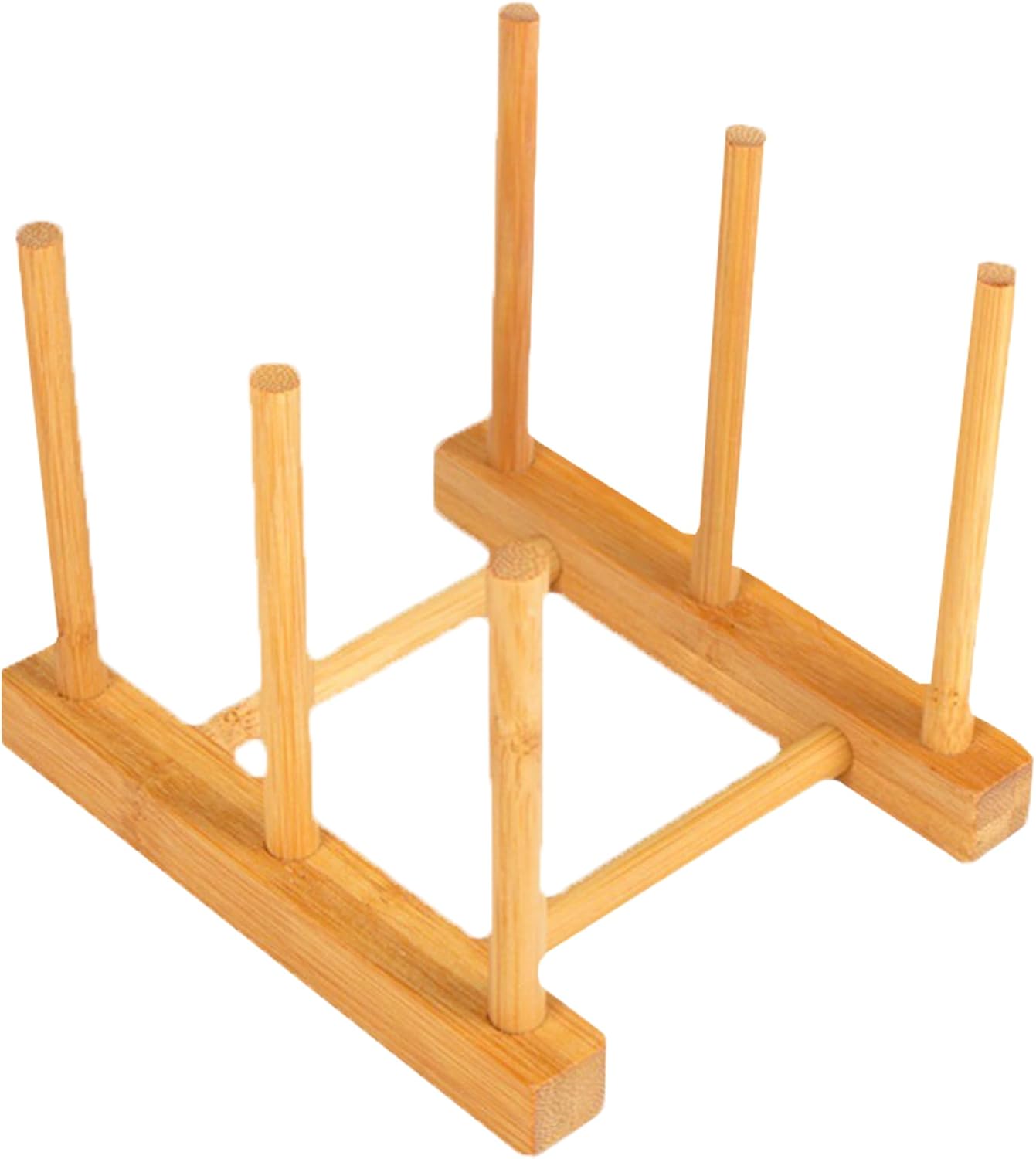 Amazon.com - UnisonPet Household Kitchen Natural Bamboo Drain Dish Rack ...