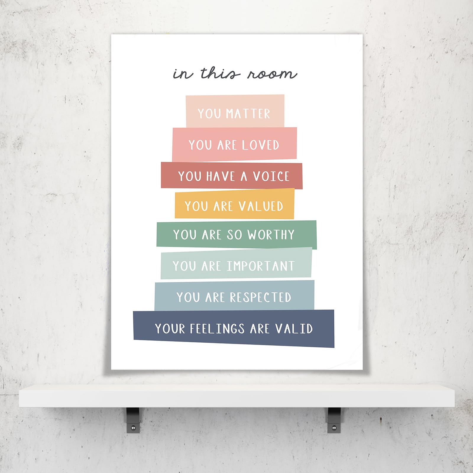 Snapklik.com : In This Room You Matter You Are Loved Poster, Classroom ...