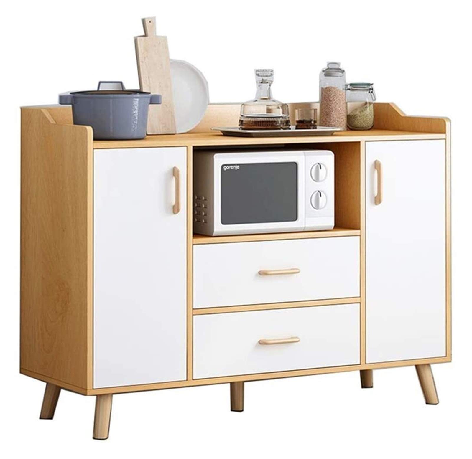 Buy Buffet Cabinet with Storage Sideboard Buffet Sideboard, Kitchen ...