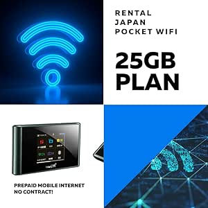 Amazon.co.jp: Rental Prepaid Pocket WiFi Unlimited Plan - Use ...