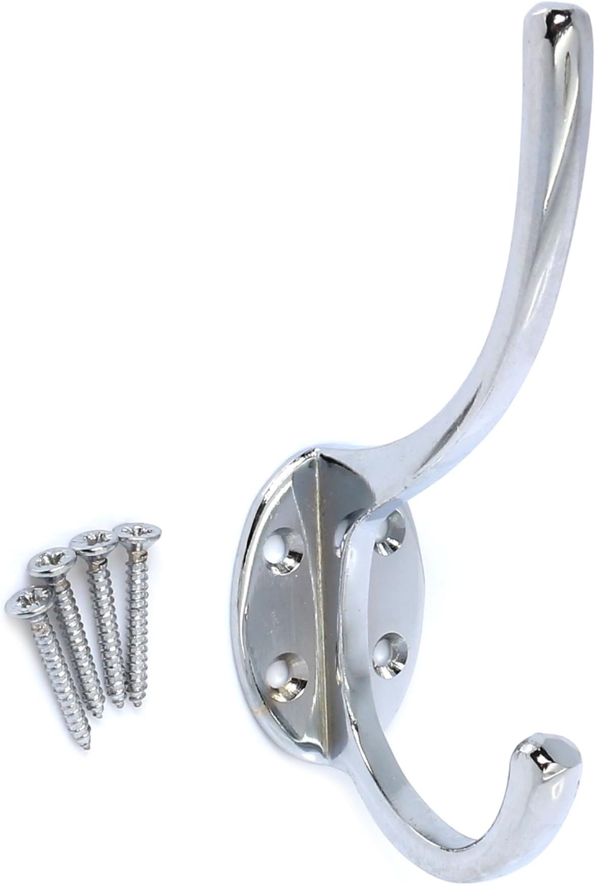 EAI Hat Coat & Robe Hook - Polished Chrome - Pack of 4 : Amazon.co.uk ...