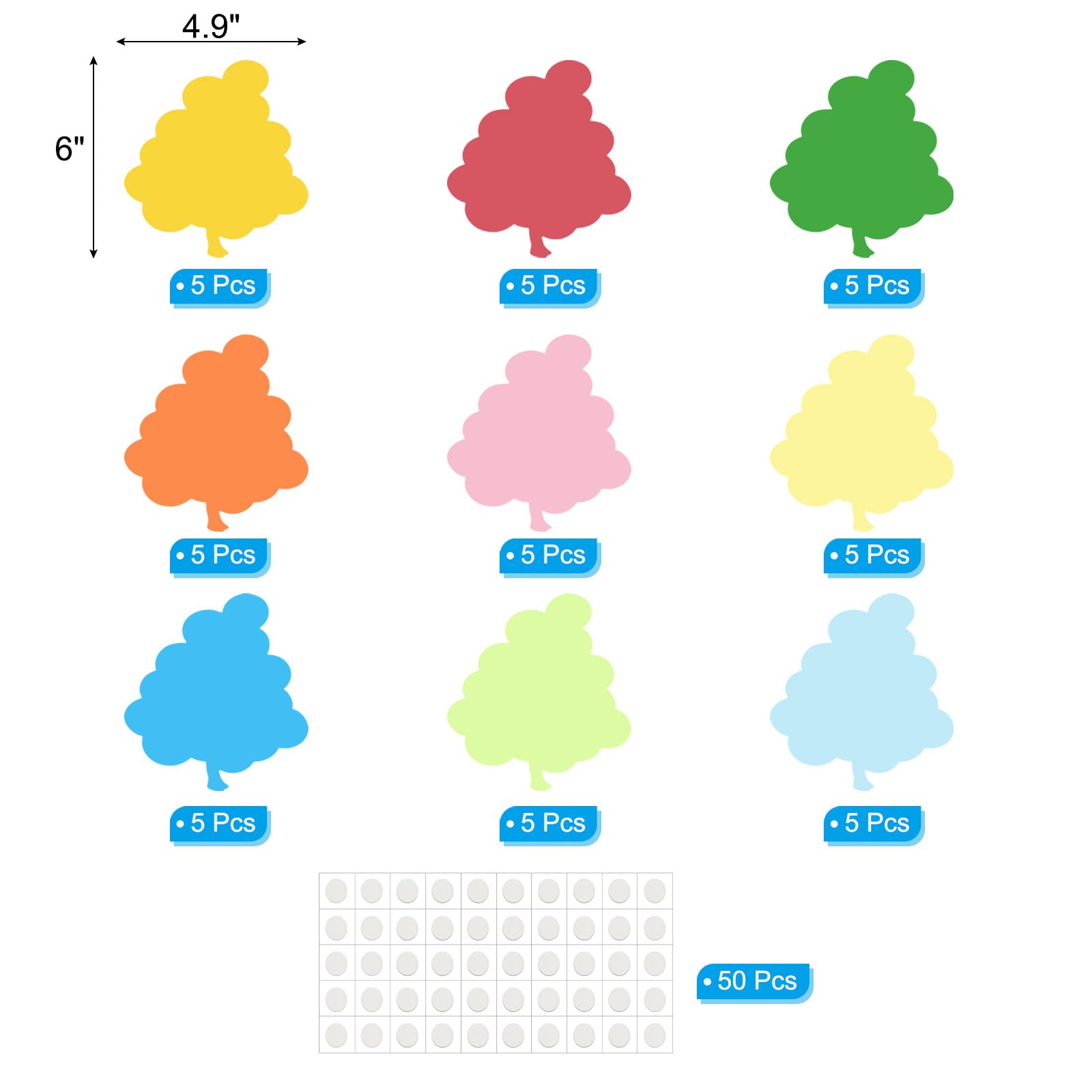 PATIKIL Grape Cutouts, 45 Pack Paper Grapes, Colorful Grape Cutout for ...