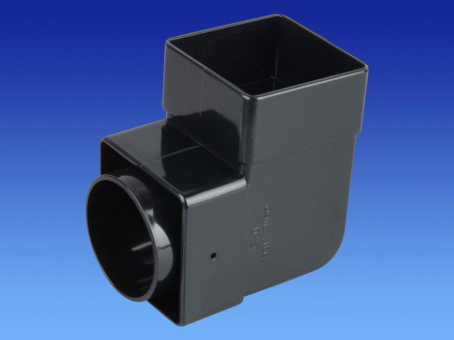 Wavin OSMA 4T862 Black Pipe Bend/Elbow – 87.5 deg for 61mm Square ...