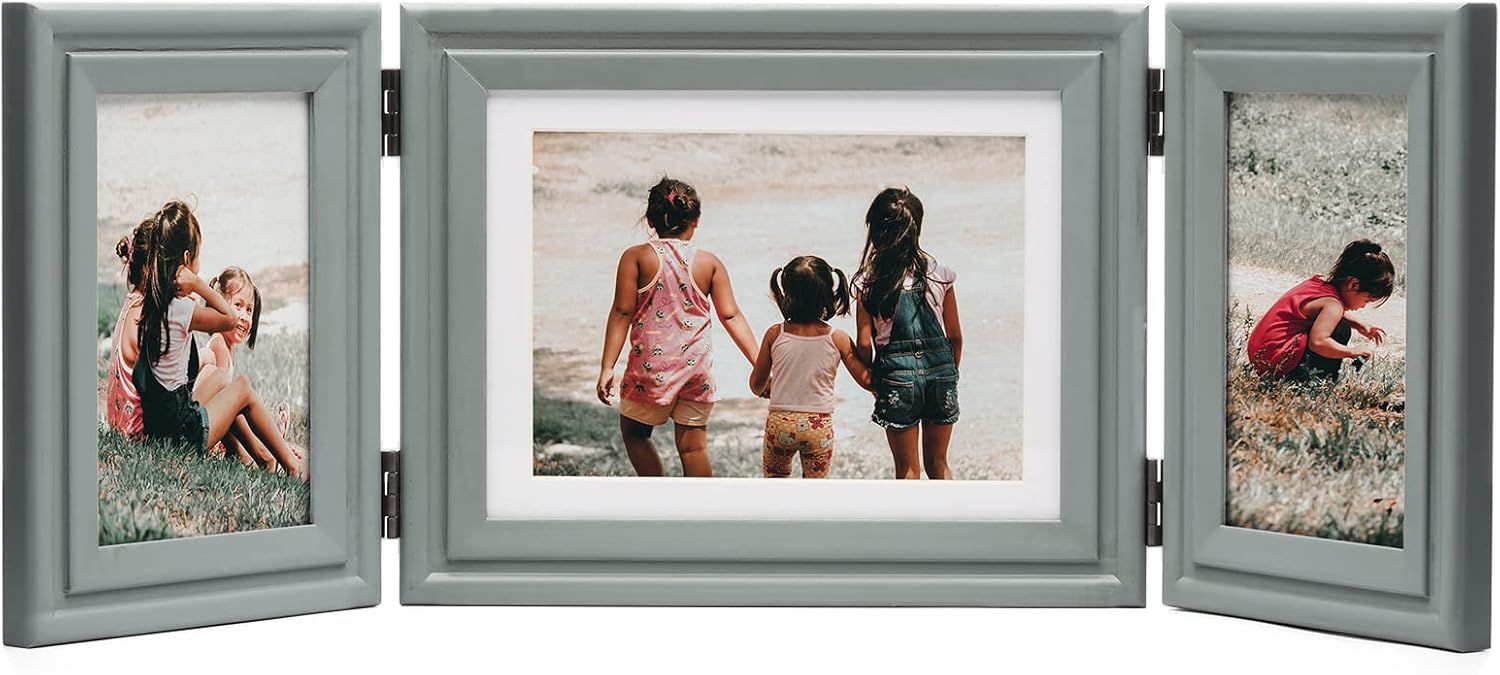 Amazon.com - WISADD 3 Vertical Horizontal 4X6 and 5X7 Picture Frames ...