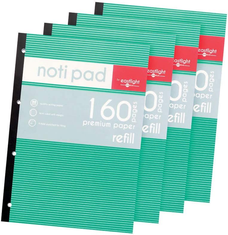 Pukka Pad A4 Refill Notepad – 5 Pack of Notebooks with 400 Pages of ...
