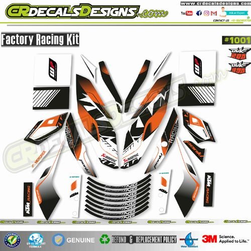 generic KTM Duke Factory Racing kit : Amazon.in: Car & Motorbike