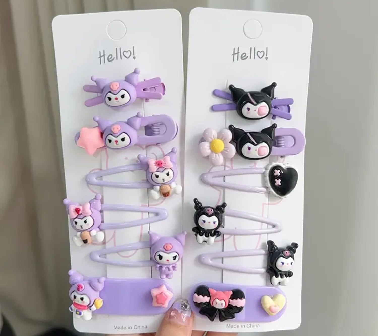 Amazon.com : 12Pcs Cute Cartoon Hair Clips for Girls – Kawaii Hair ...