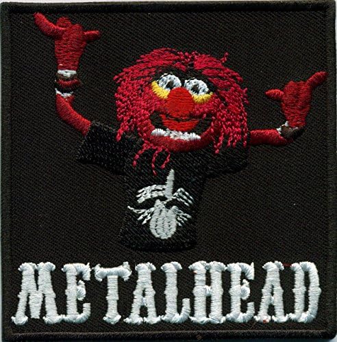 Muppet Animal Metalhead Heavy Metal Rockabilly Biker Aufnäher Patch ...
