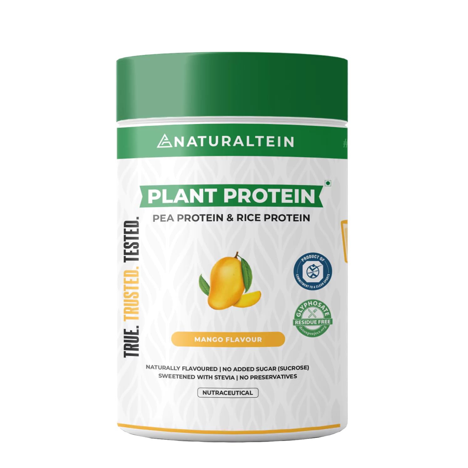 NATURALTEIN – 100% Natural Plant Protein – Mango (21.5 G Protein ...