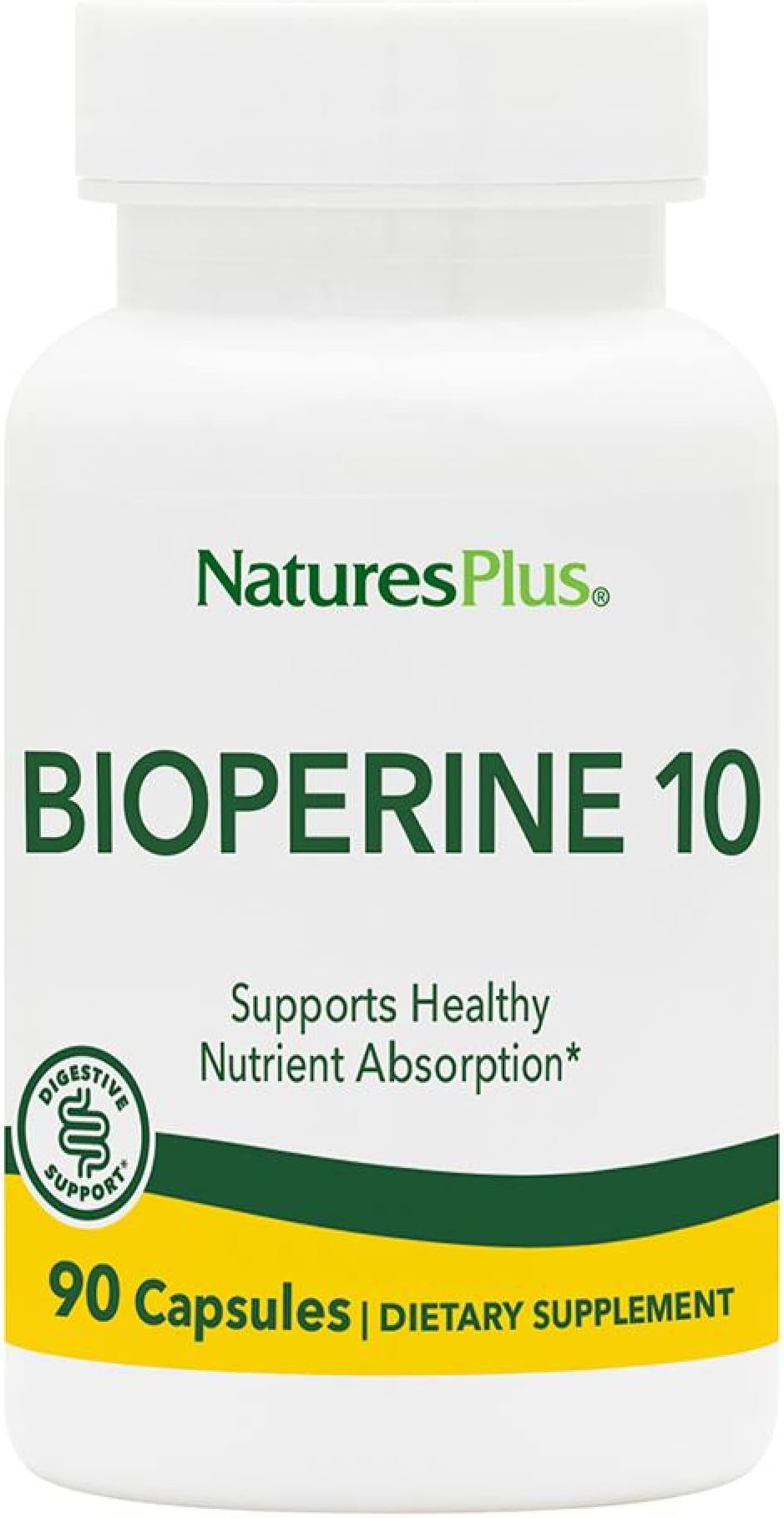 Amazon.com: NaturesPlus Bioperine 10, 90 Capsules - Vegan, Gluten Free ...