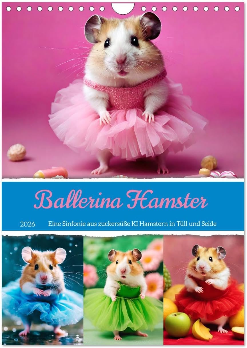 Amazon.com: Ballerina hamster - A symphony of sugar-sweet AI hamsters ...