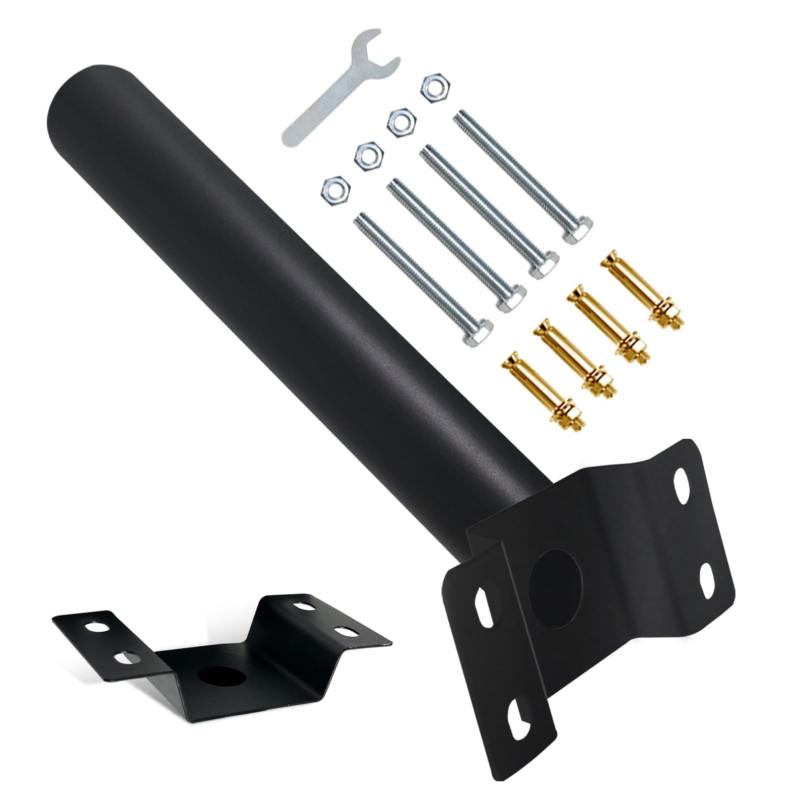 Light Poles Mount Bracket for Solar Street Lights Outdoor Heavy Duty ...