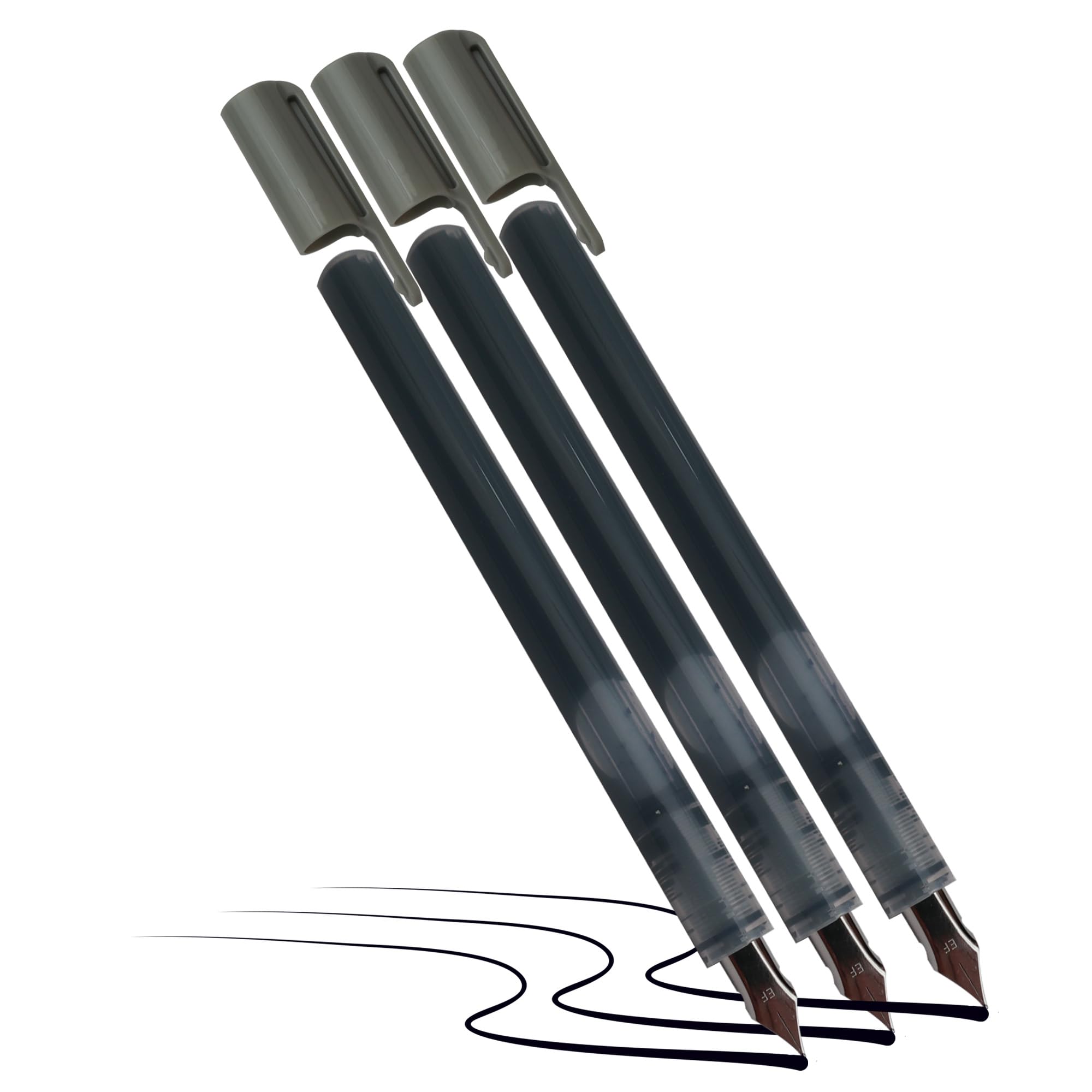 Amazon.com : Disposable Fountain Pens Straight Liquid Fountain Pen for ...