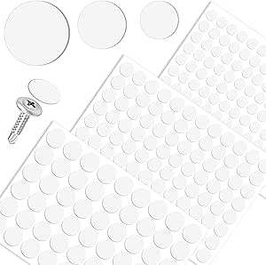 Amazon.com: ANCIRS 290 Pcs Self-Adhesive Screw Cover Stickers, 3 Sizes ...