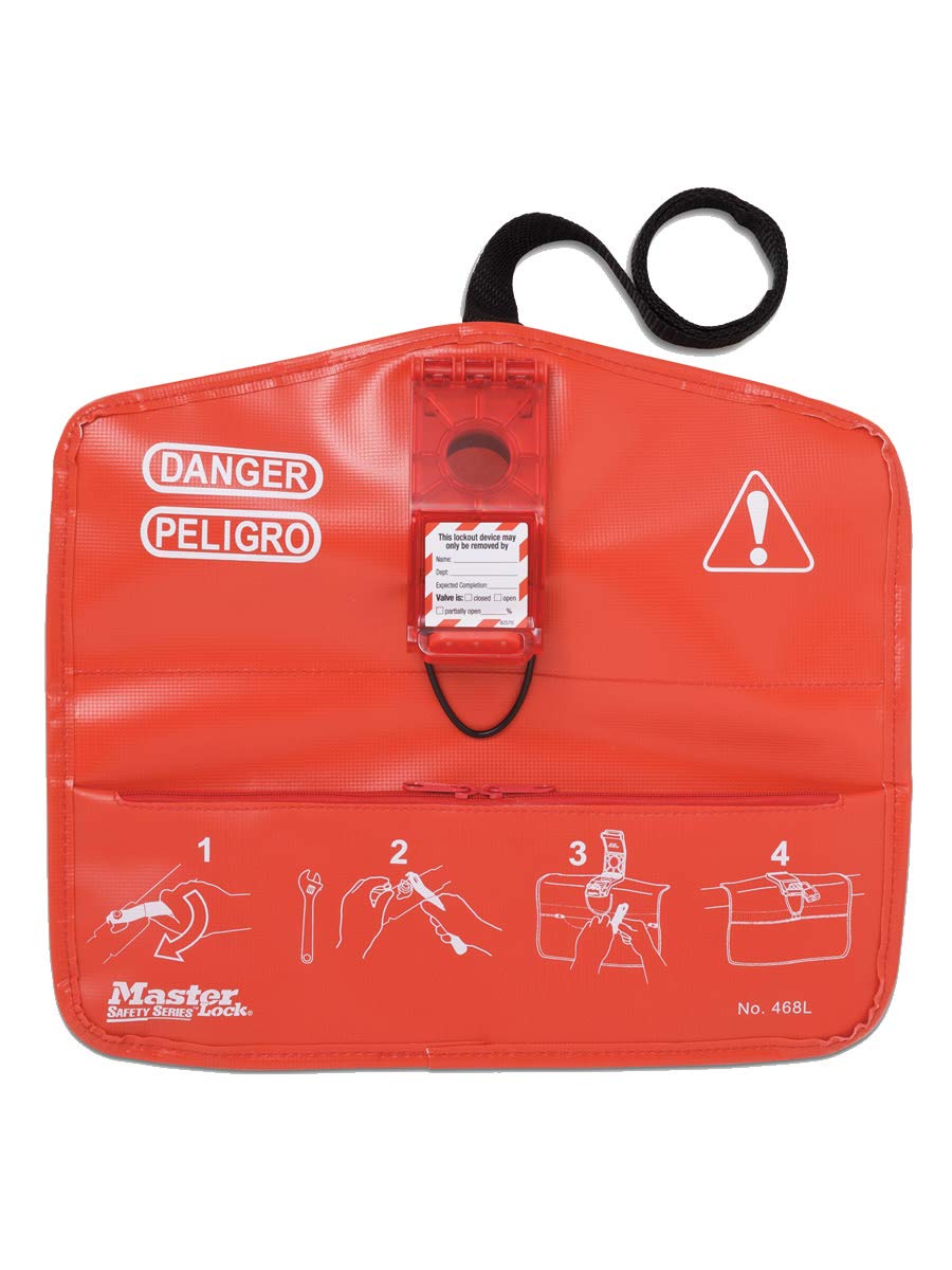 Master Lock 468L Seal Tight Handle Off Ball Valve Lockout, Standard ...