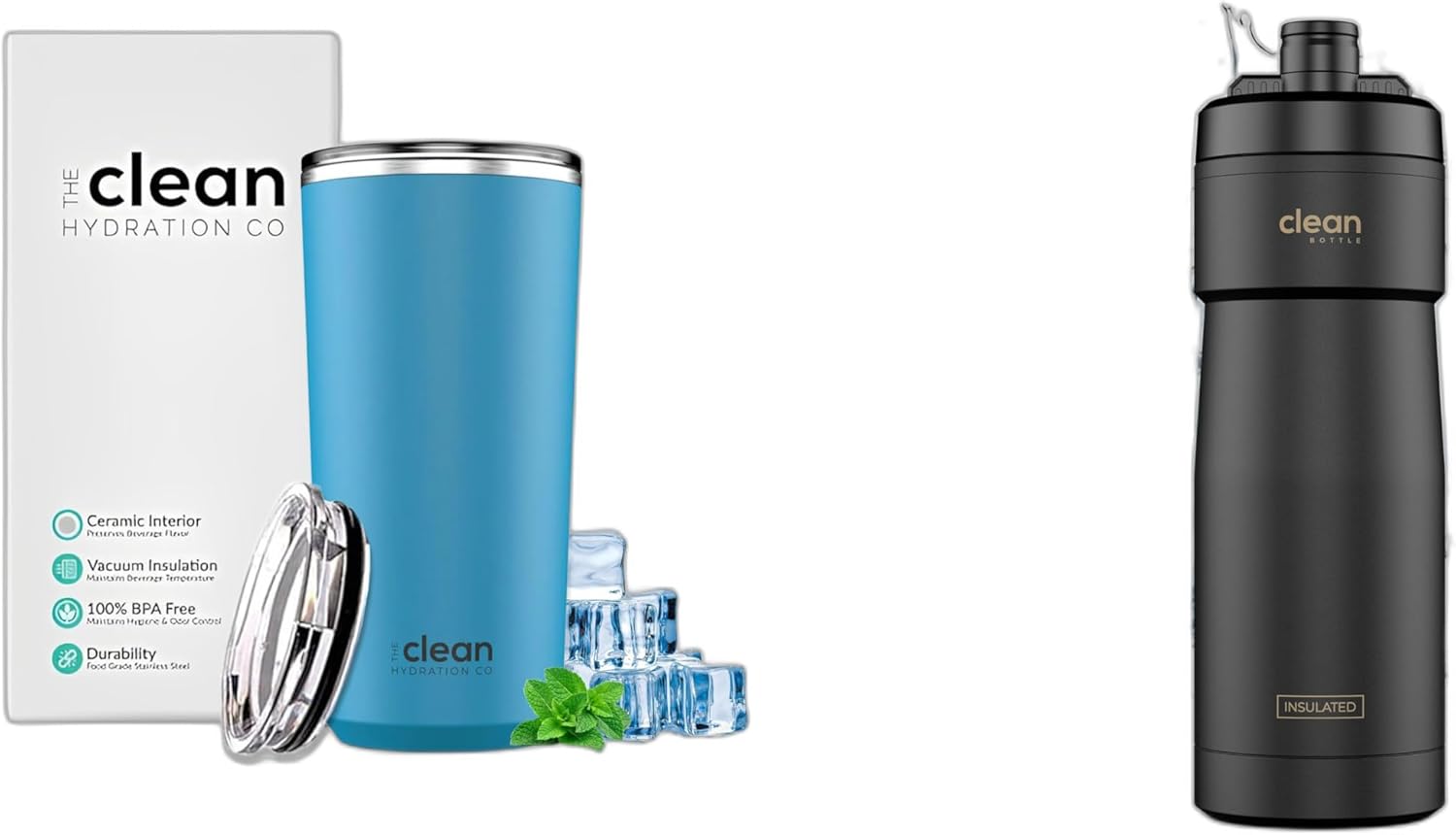 Amazon.com | The Clean Hydration Co Insulated Coffee Tumbler (20 Oz ...